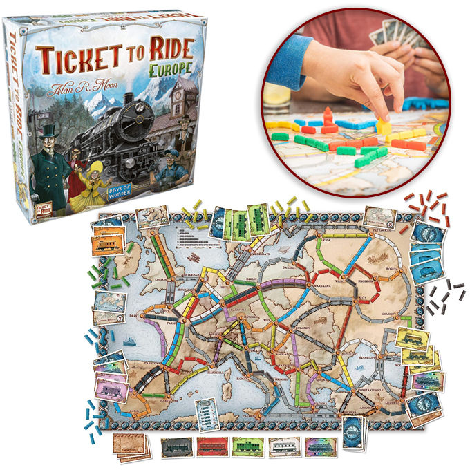 Planet X - Days of Wonder Ticket to Ride Europe Strategy Board Game ...