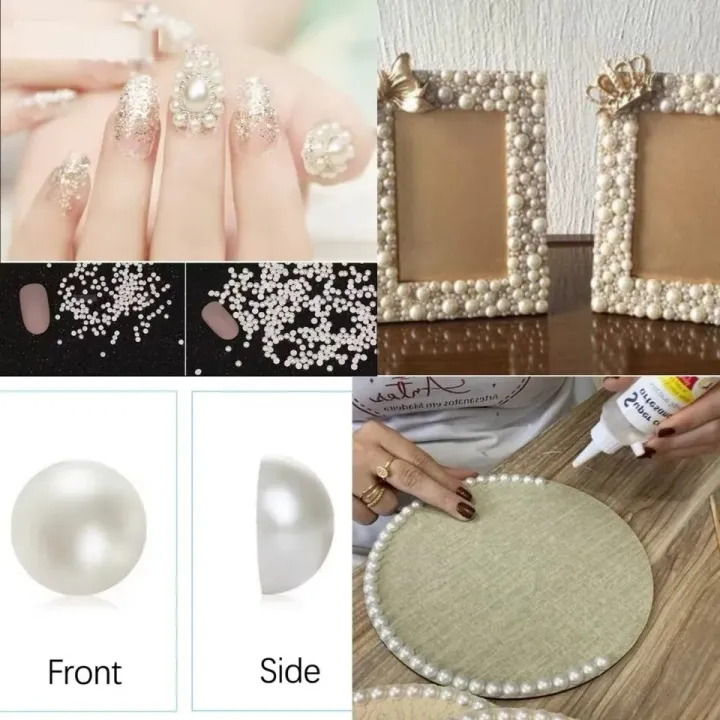 Half Pearl Beads 5 Sizes 100g | Daraz.pk