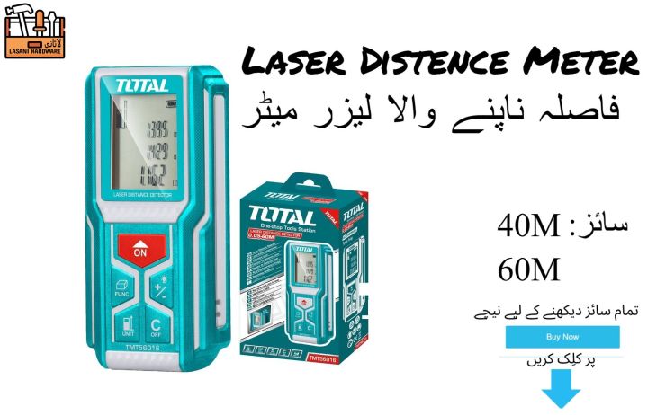 Laser Distance Meter (40M-60M) Pracmanu Mini Laser Distance Meter Laser ...