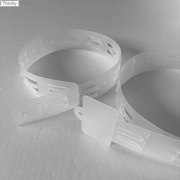 【TY】Hook PP Milky White Frosted Hanging Strip PVC Supermarket Food ...
