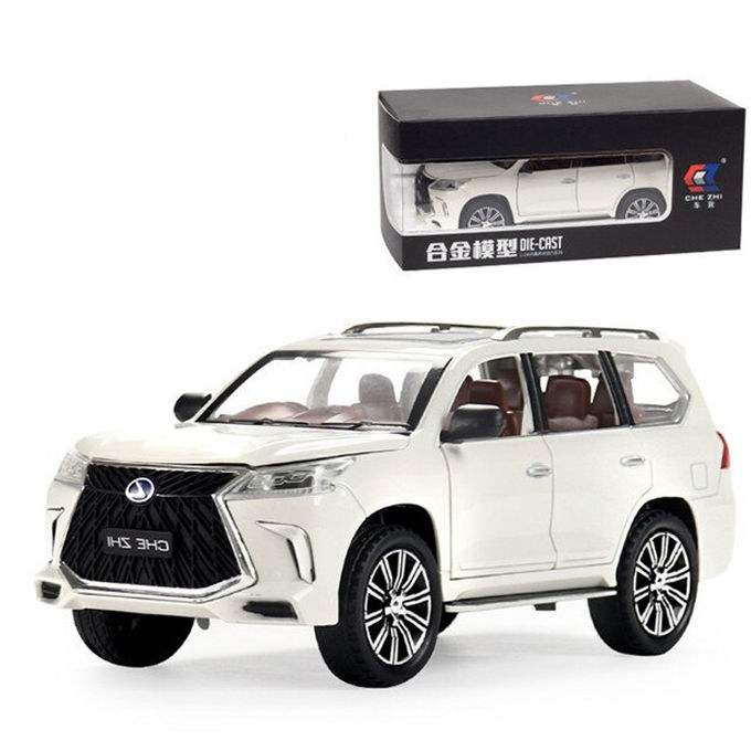Lexus Land Cruiser Prado SUV Diecast White 1:24 - White | Daraz.pk