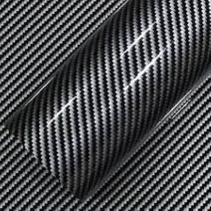 30cm×50cm Super Glossy Black and Silver Carbon Fiber Wrap Sheet Roll ...