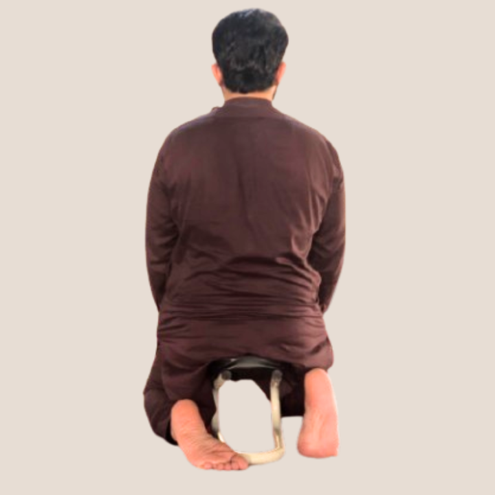 Modern Islamic Namaz Chair – Easy Sujood & Ruku | Lightweight Metal ...