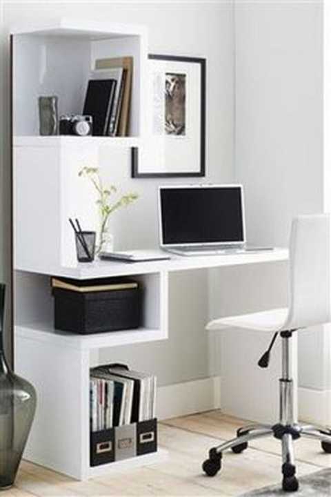 Premium Quality Solid Wooden Study Desk, Computer Table with Double S ...