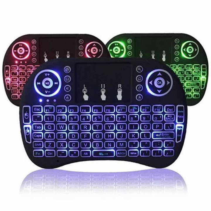 Mini Wireless Keyboard RF-500 Keyboard For Smart TV with Mouse Touchpad ...