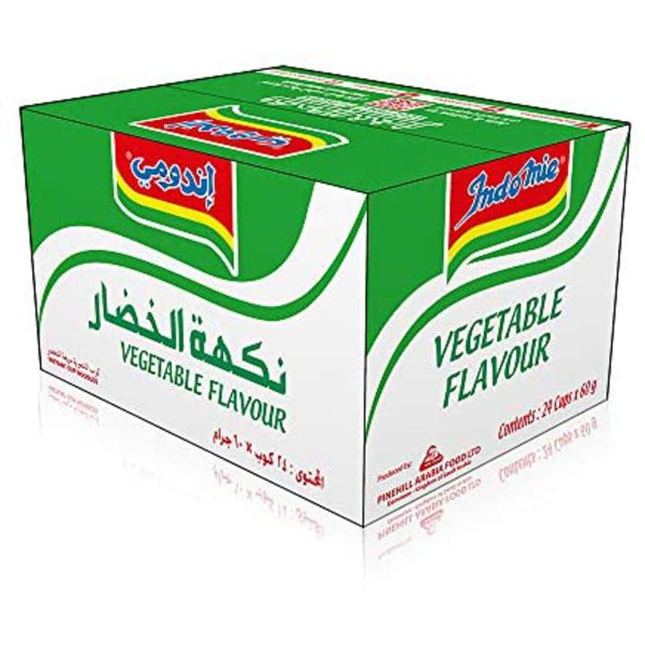 Indomie Cup Noodles Vegetable Flavour 60 gram (Box of 24 Pieces) | Daraz.pk