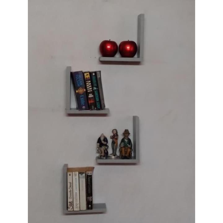 L SHAPE WALL HANGING GREY | Daraz.pk