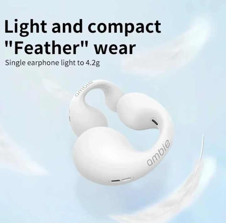 NEW Amble Wireless Ear Clips 5.3 Bluetooth Headphones, Comfortable Ear ...