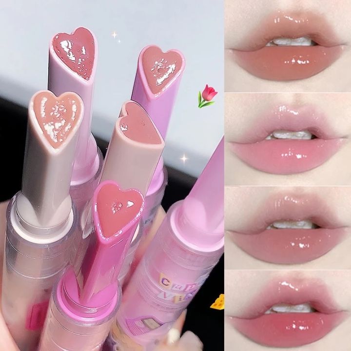 Love Lipstick Pen Mirror Watergloss waterproof Lip Glaze Moisturizing ...
