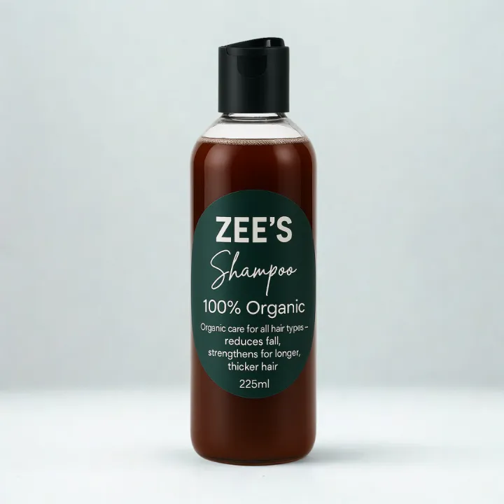 ZEE’S Luxury Organic Shampoo – Anti Hair Fall & Shine Boost – Sulfate ...