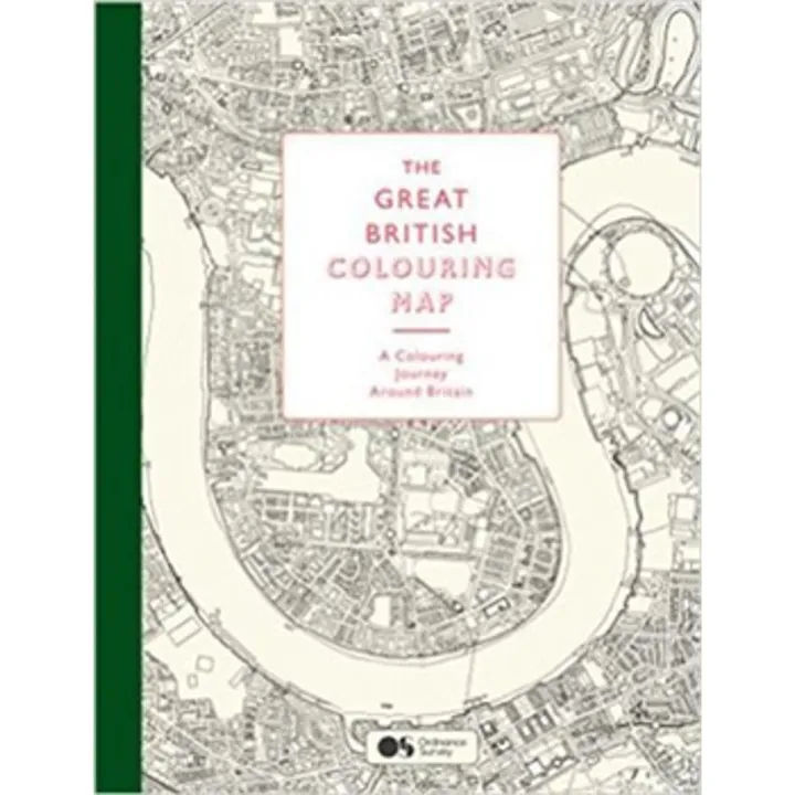 The Great British Colouring Map: a Colouring Journey around Britain By ...