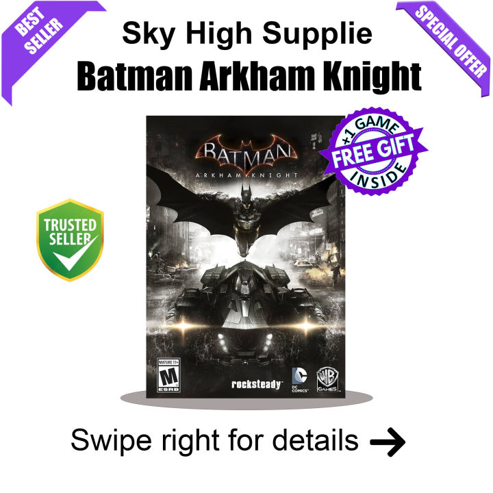 BATMAN ARKHAM - GAME FOR PC (GOOGLE DRIVE/ MEDIAFIRE) - QR CODE + FREE ...