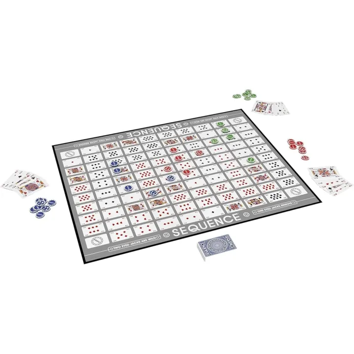 Kids Mandi® The Original Jumbo Sequence® Board Game with Foldable Mat ...