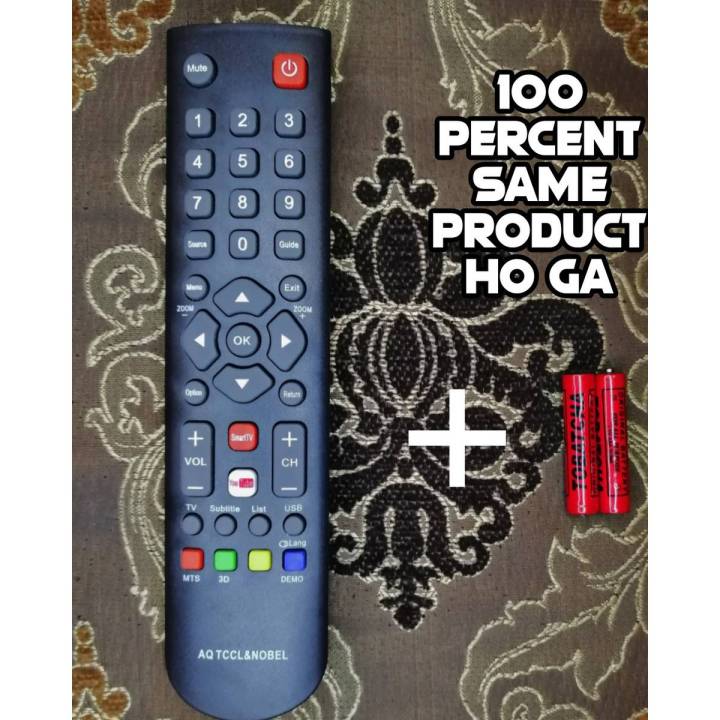Tcl Led Remote For S6500 (Led Lcd Universal Remote) free Cells | Daraz.pk