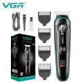 VGR V-075 Limited Edition Professional Hair Trimmer with LED Display, 4 Guide Combs for Men (3,6 ...