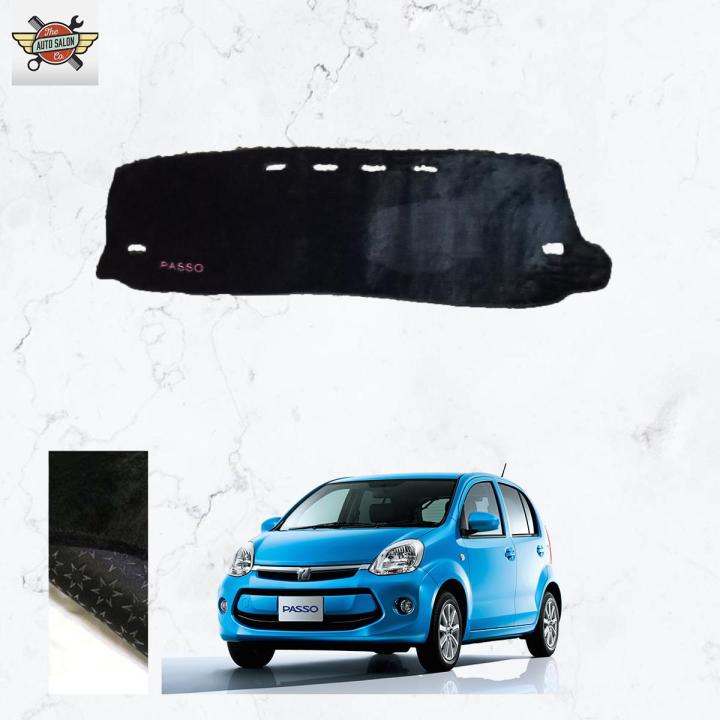 TOYOTA PASSO 2010-2015 VELVET DASHBOARD MAT | Daraz.pk