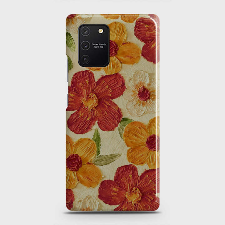 Samsung_ Galaxy S10 Lite Cover - Floral Series - Design 6 - Red ...
