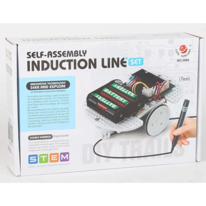 Stem and Educational Self-assembled Induction Line Drawing Set Science ...