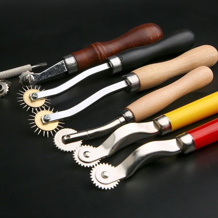 Tracing Wheel Leathercraft Tool Sets Cloth Pressing Wheel Spacing ...