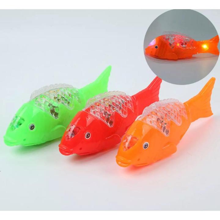 Musical Dancing Fish (lights also),Cell Operated | Daraz.pk