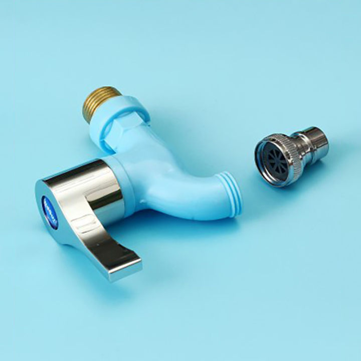 4 Colors Faucet 1/2" Male Wall Mounted Washing Machine Faucet Balcony ...