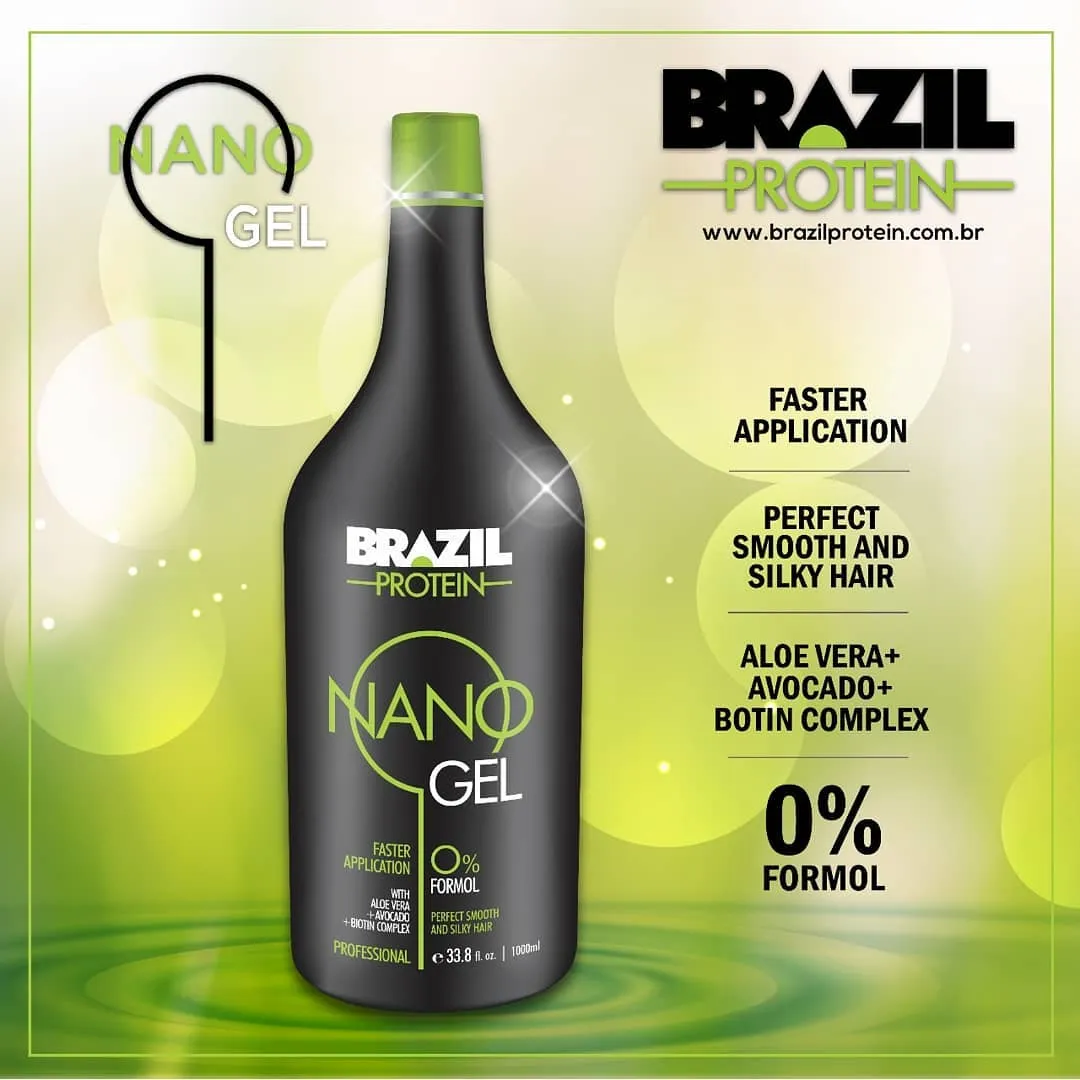 Brazil Protein Nano Gel Keratin One-Step Straightening Treatment ...