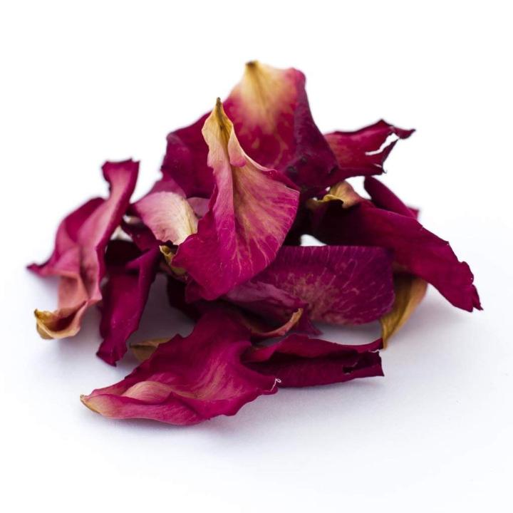 ORGANIC (100 gms) PURE EDIBLE SUN DRIED ROSE PETALS (face, body, hair ...
