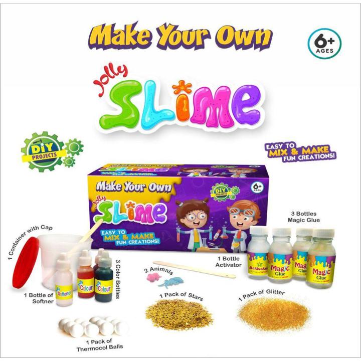 Make Your Own Slime- Slime Making Kit - Slime Kits For Girls and Boys ...