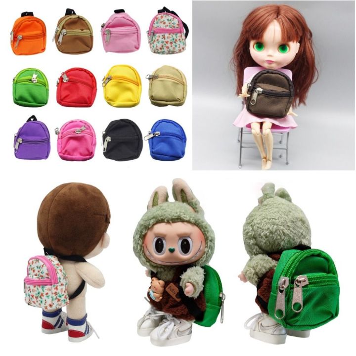 Cute Haversack Doll Bag Child Gift Zipper Rucksack Dollhouse Canvas ...
