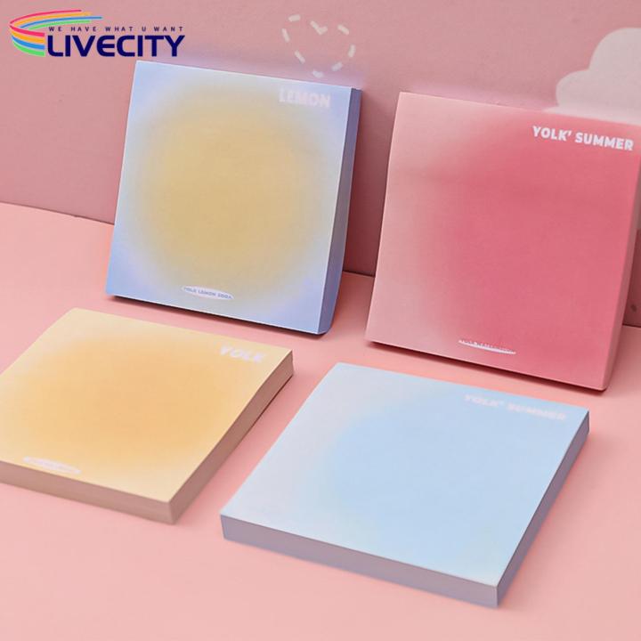 Desktop Sticky Notes 2 Pack Gradient Color Sticky Note Pads Self ...