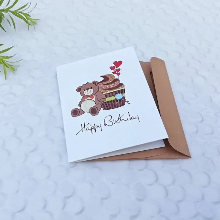 Small Greeting Cards Cute Birthday Wishing Cards | Daraz.pk