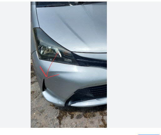 Toyota Vitz Spider Front Bumper Patti (pair) | Toyota Vitz 2012 Model ...