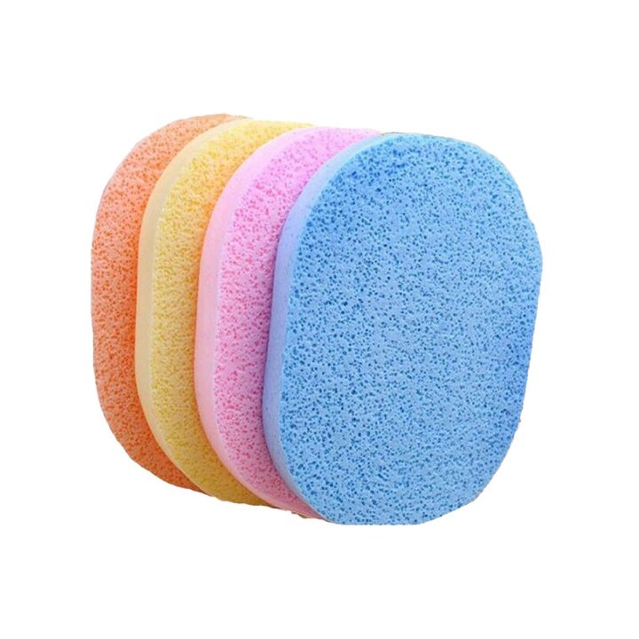 Sponge Pack of 4 Natural Fiber Facial Cleansing Sponge – Makeup Remover ...