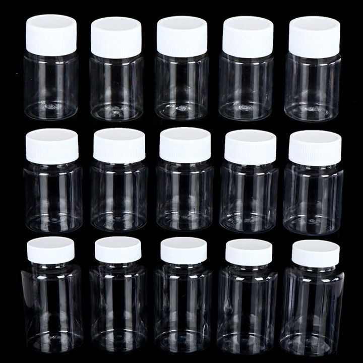 15ml/20ml/30ml/100ml Plastic PET Clear Empty Seal Bottles Solid Pill ...