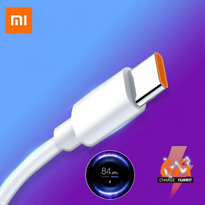 Xiaomi Turbo Charge Cable Original 6A 33W Usb Type C Charger Cord USBC ...