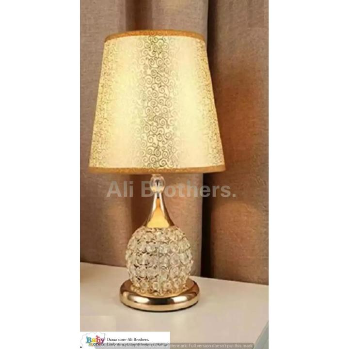 Gold Crystal Beads SMD Table Lamp Imported Made | Daraz.pk