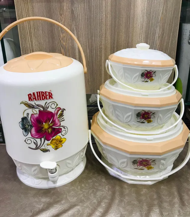 WATER COOLER HOT POT SET 4 PCS | Daraz.pk