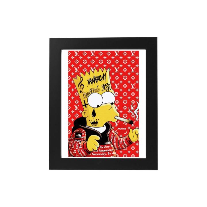 The Simpsons Futurama Bart Simpson TV Show Posters Vinyl Paper Quotes ...