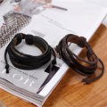 Qingwen Cross-Border Braided Leather Bracelet Wrist String Promotional ...