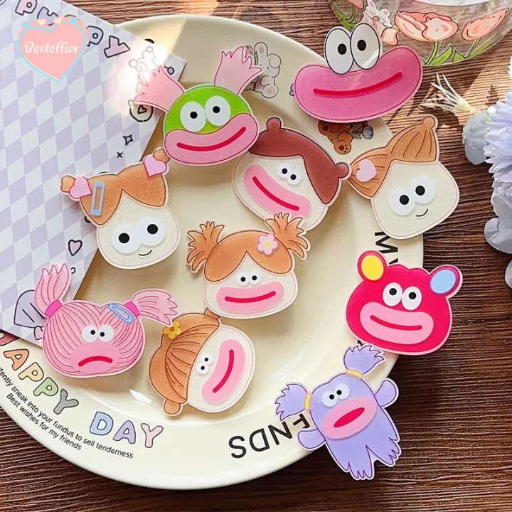 [BF] Sausage Mouth Ugly Doll Hair Clip Makeup Hair Clip Cute Cartoon ...