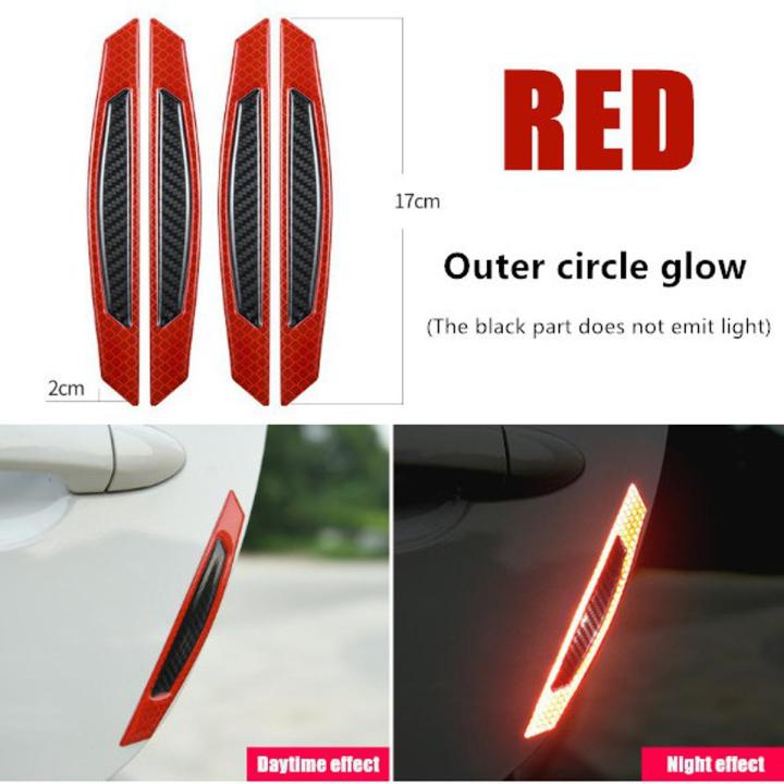 4 pcs Car stickers 5D carbon fiber stickers car stickers and decals ...