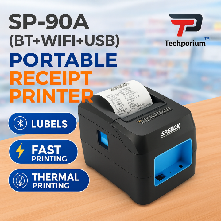 Speed-X SP-90A Thermal Receipt Printer 80mm High Speed 220mm/s Auto ...
