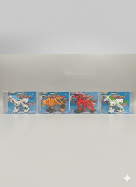 Dynamic Transformation Mechanical Animal Toy | Robot Beast Tiger Dragon ...