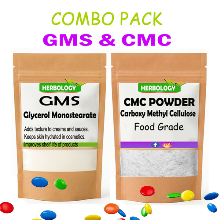 GMS & CMC Powder Combo For Baking & Ice Cream (100g Each) | Daraz.pk