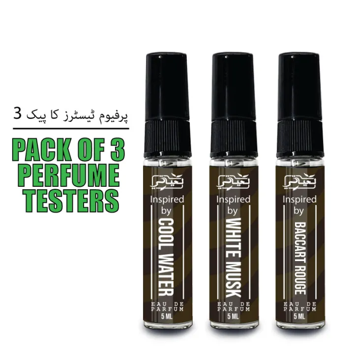 5ml Inspired Perfume Testers Pack (Set of 3) - Baccart Rouge, Cool ...