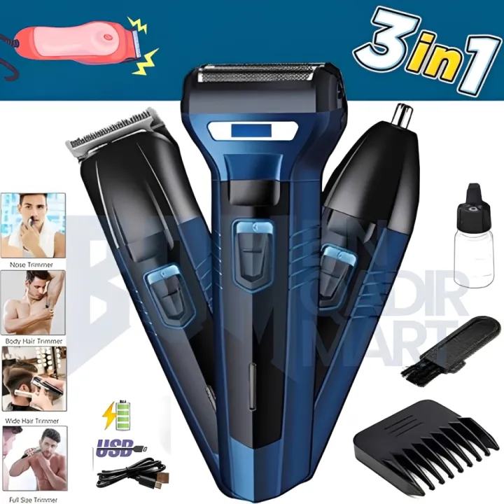 Hair Trimmer for Men | Rechargeable Shaver Machine | Professional Hair ...