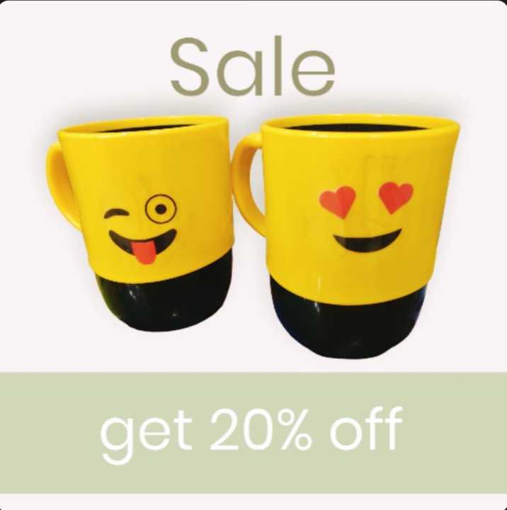 Smiley Gift Mugs , mug big size smile gift pack | Daraz.pk
