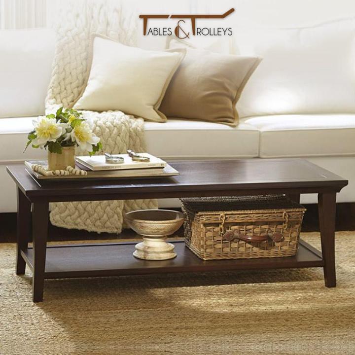 Tables and Trolleys - Coffee Table - Dark Brown | Daraz.pk