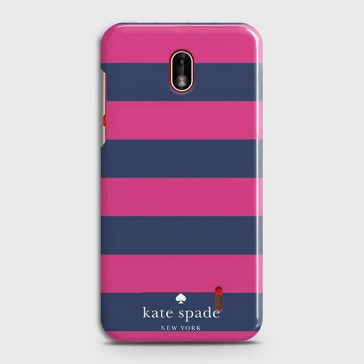 Nokia 1 Plus Cover Case Blue and dark pin lines Hard Cover- Design 15 ...