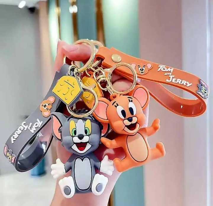 keychain cartoon carachter tom& jerry for cars / bikes - kids (girls ...